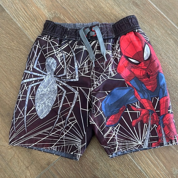 Marvel | Swim | Marvel Spiderman Swim Trunks Size 4 | Poshmark